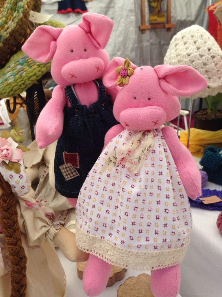 Chanchito rosado con cuadraditos – Ternuras Country