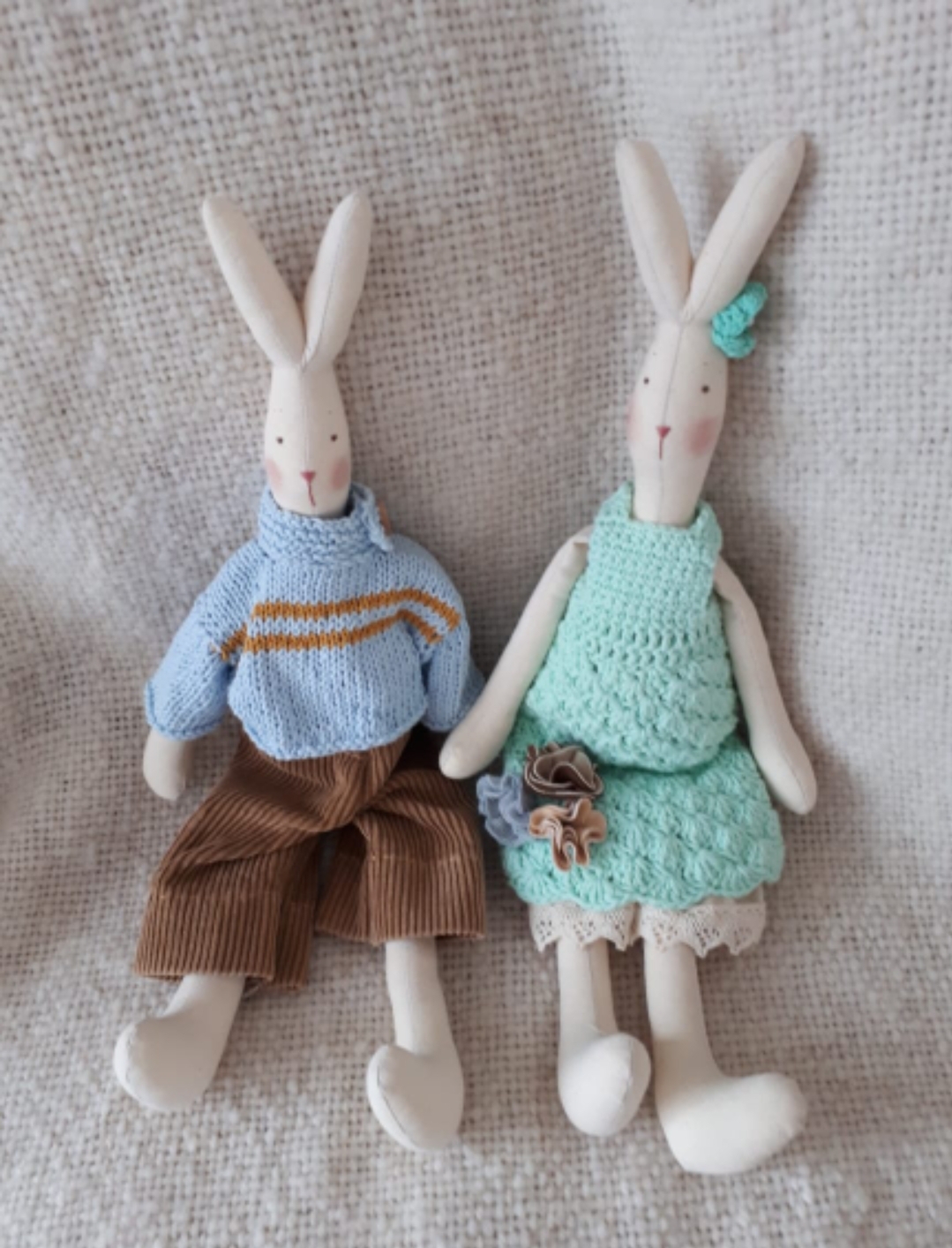 Conejo short cafe hecho en crea cruda,tejidos de ropa en algodón y ...